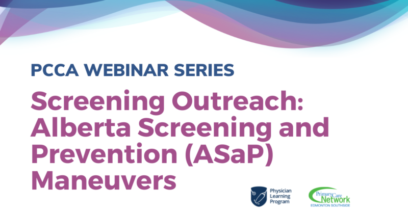 Proactive Care Coordination Assistant (PCCA) Webinar Series - Edmonton ...